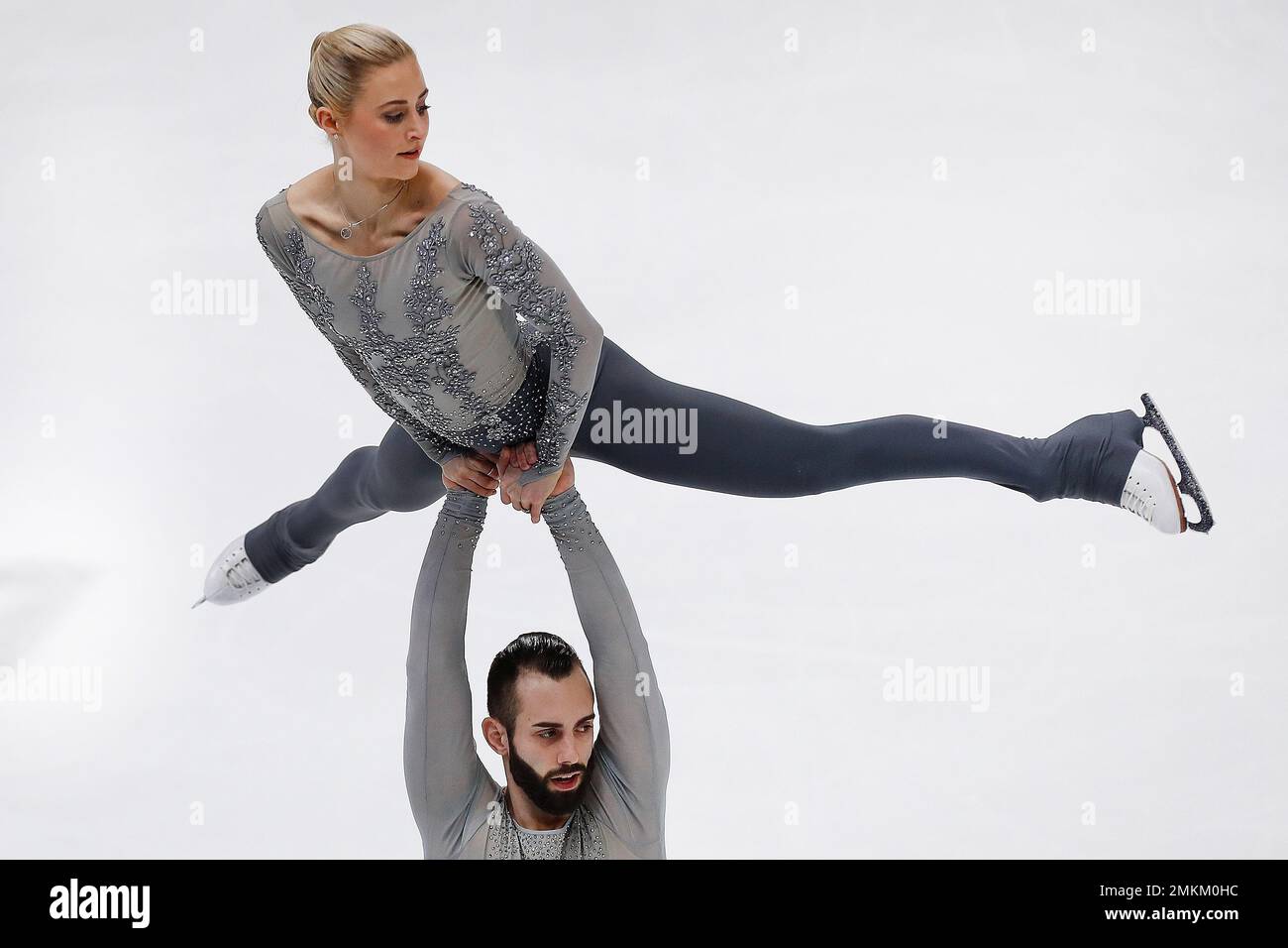 CORRECTS TO SATURDAY, JAN. 26 - Ashley Cain and Timothy LeDuc perform ...