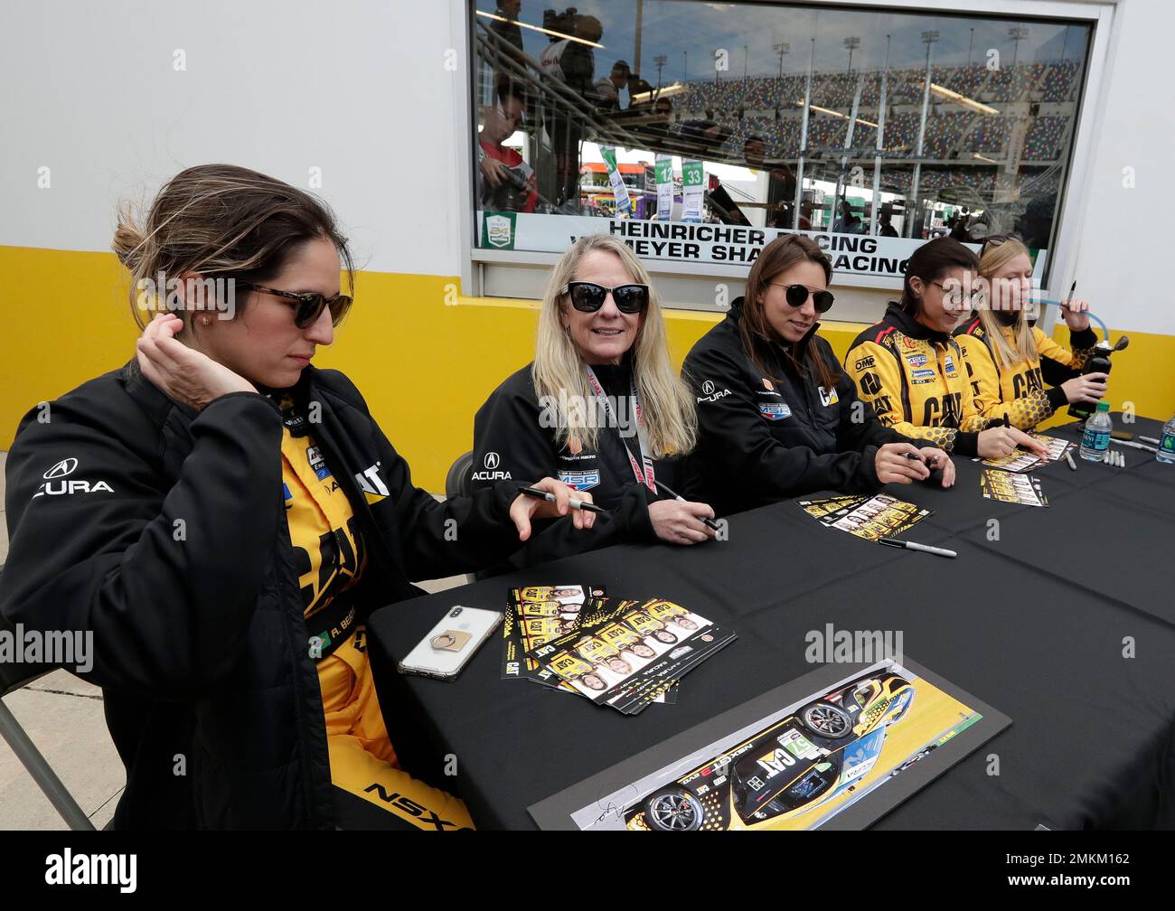The Heinricher all women racing team, from left, Bia Figureirdo, of ...