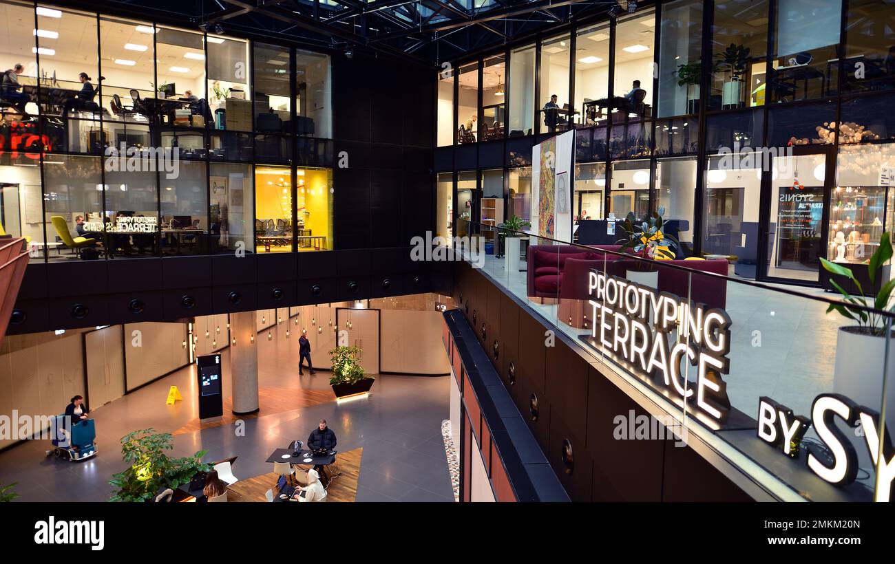 Warsaw, Poland. 1 December 2022. The interior of the Cambridge ...