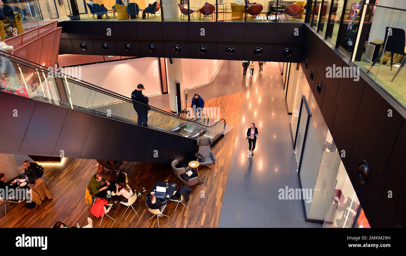 Warsaw, Poland. 1 December 2022. The interior of the Cambridge ...