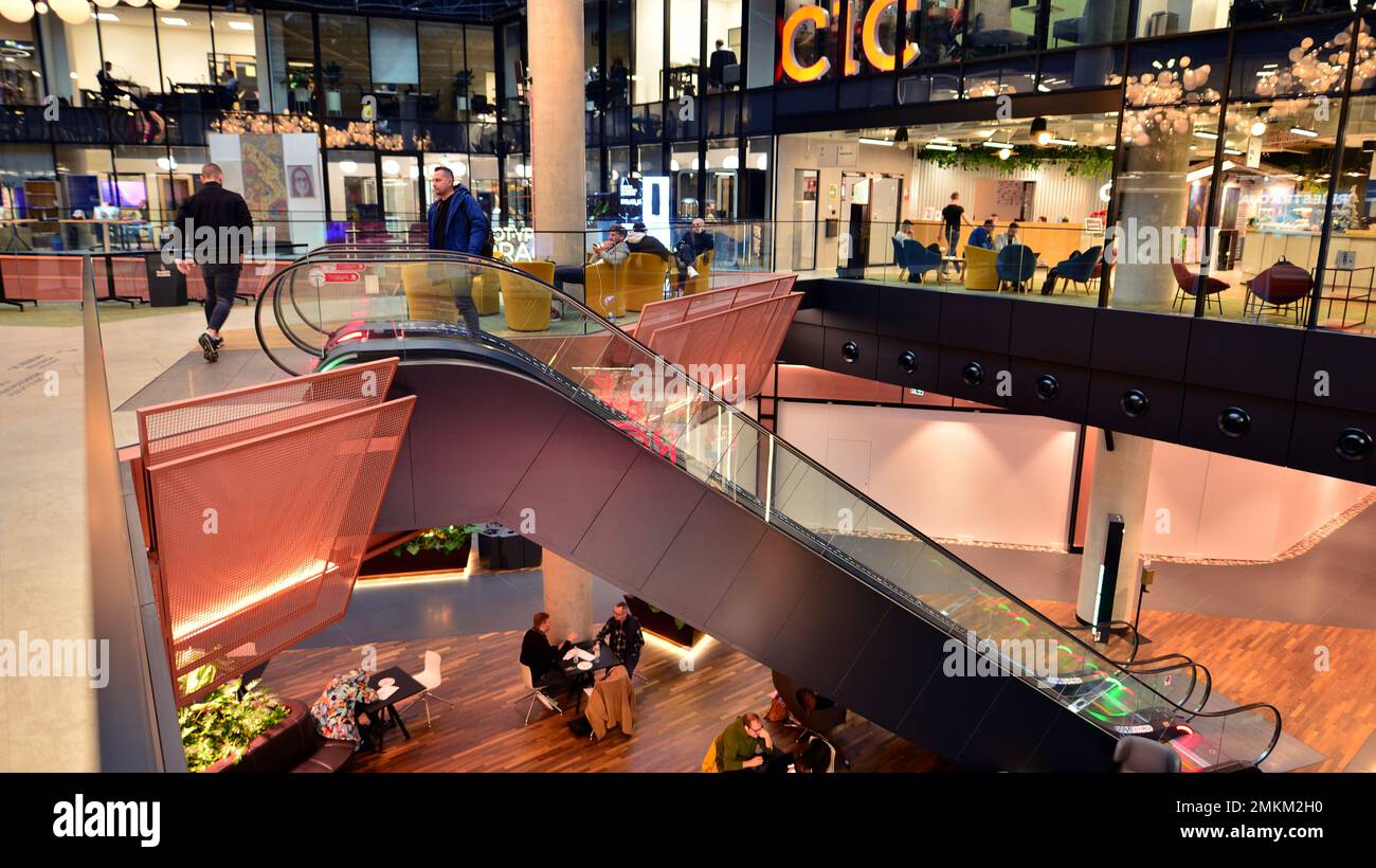 Warsaw, Poland. 1 December 2022. The interior of the Cambridge ...