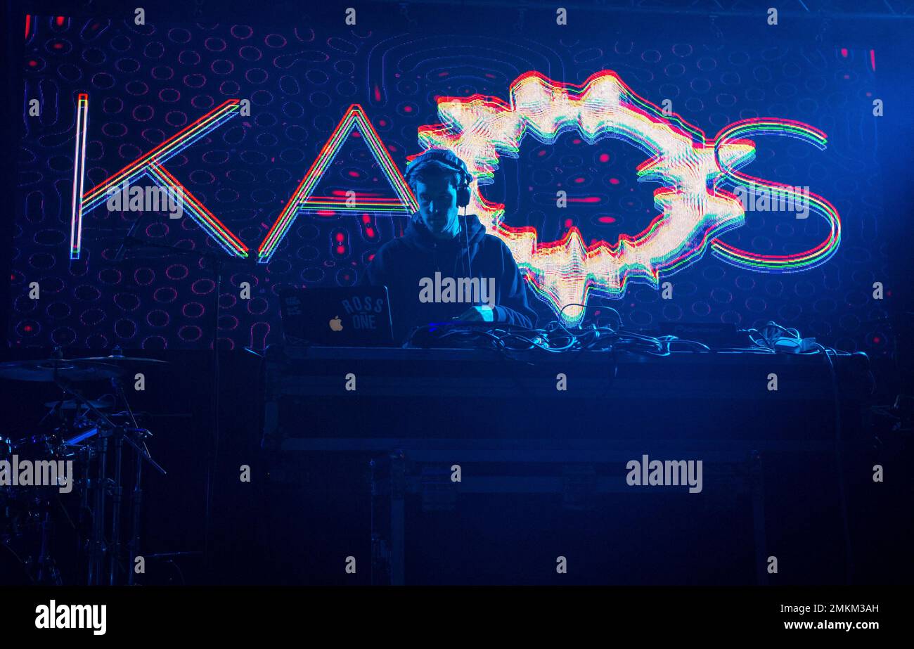 DJ Ross One during the KAOS Dayclub & Nightclub at Park City Live on ...