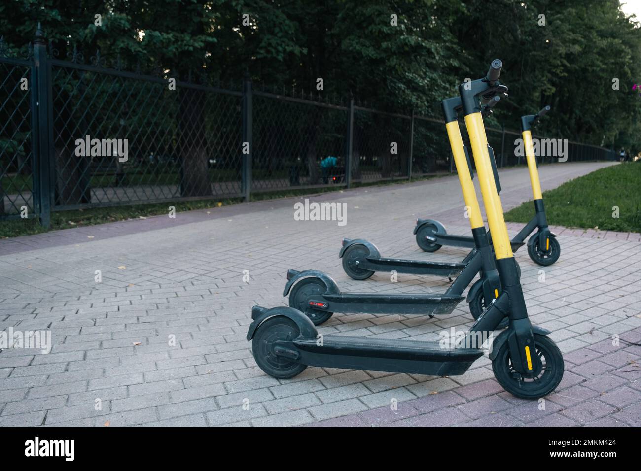 City transport electric scooter - eco-friendly means of transportation ...