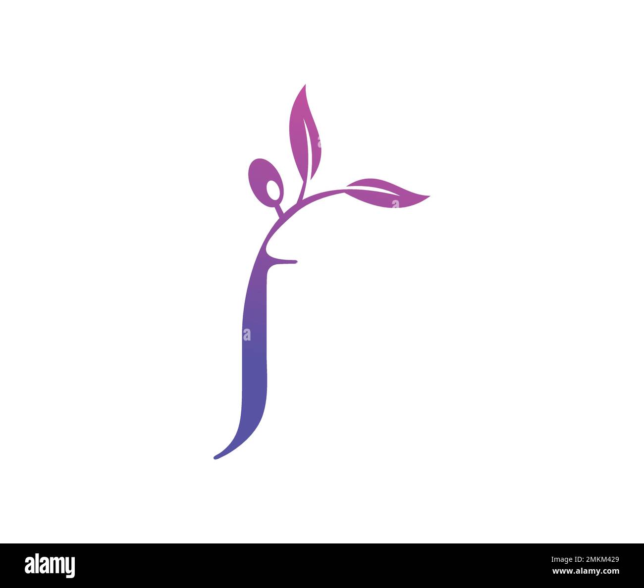 Vector Illustration of Grape Vine Monogram Logo Letter J Stock Vector Image & Art - Alamy