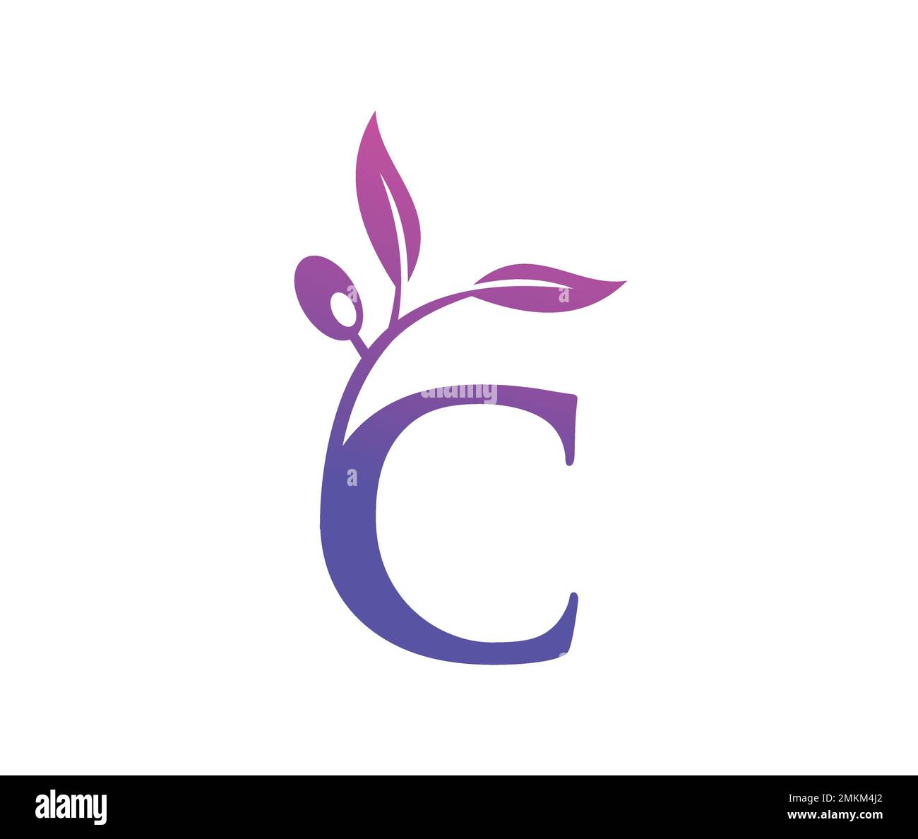 Letter c monogram logo Cut Out Stock Images & Pictures - Alamy