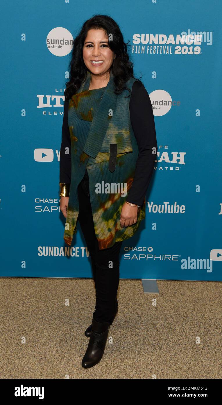 Nisha Ganatra, director of "Late Night," poses at the premiere of the ...