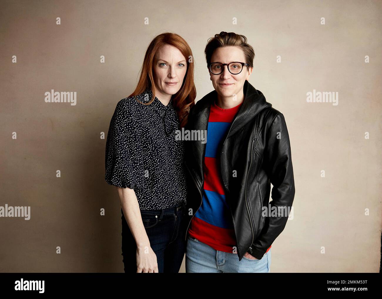 Writer/directors Samantha Buck, left, and Marie Schlingmann pose for a ...