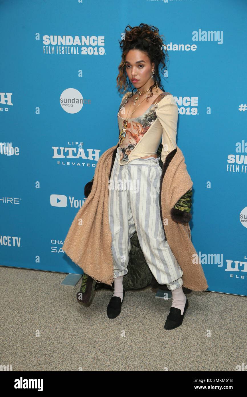 Actress FKA Twigs poses at the premiere of "Honey Boy" during the 2019 ...