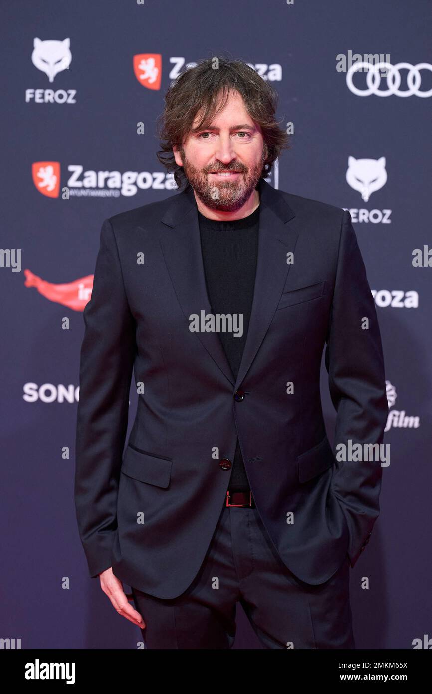 Daniel Sanchez Arevalo attends Feroz Awards 2023 - Red Carpet at Auditorium on January 28, 2023 ...