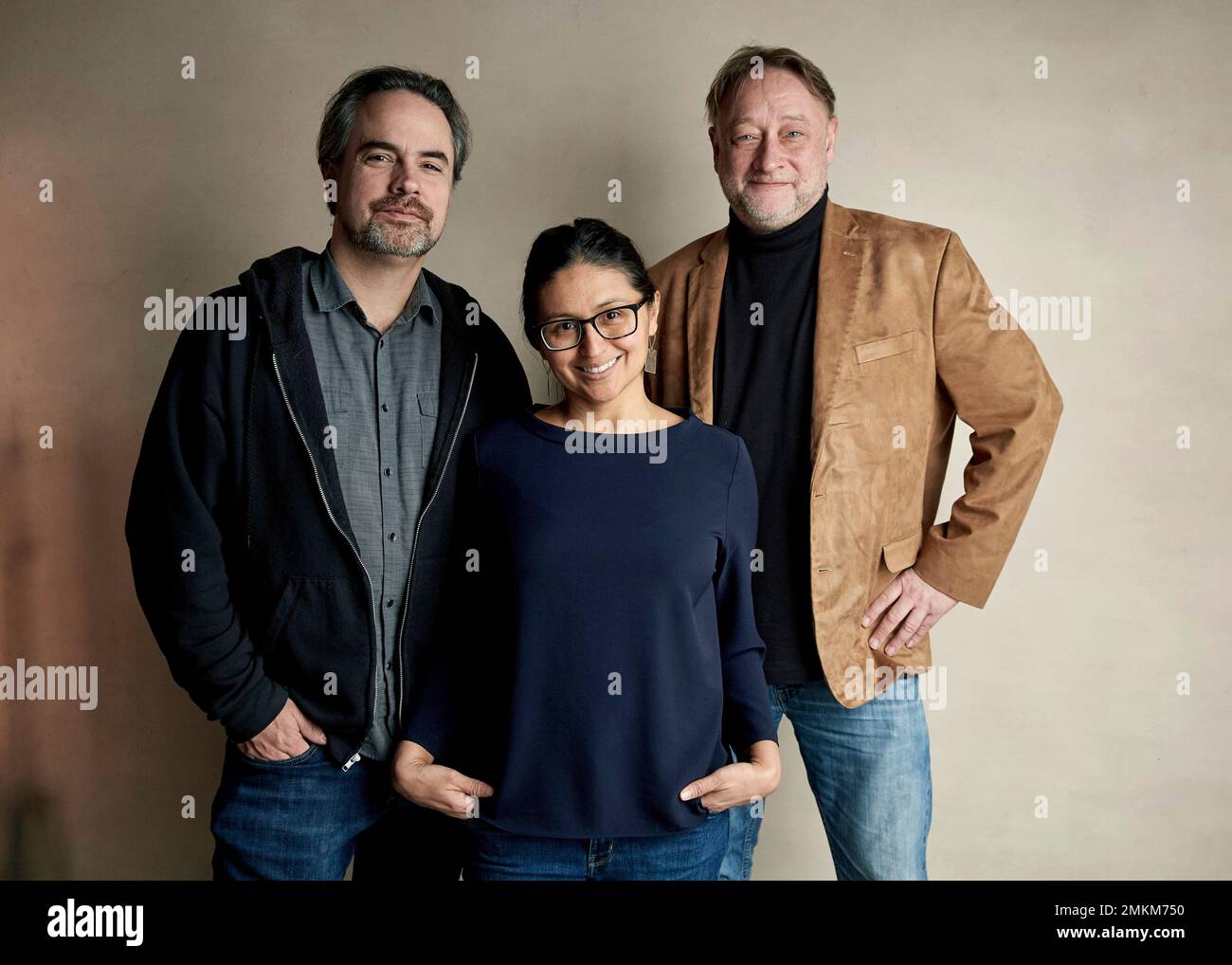Directors Alex Rivera, from left, Cristina Ibarra and producer Darren ...