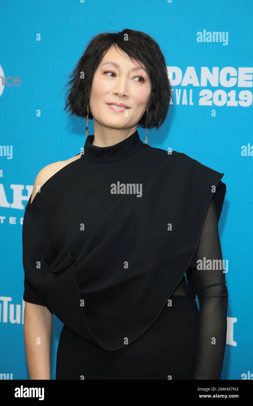 Actress Diana Lin poses at the premiere of "The Farewell" during the ...