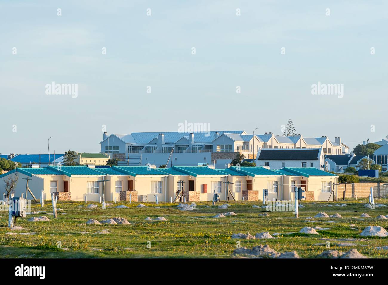 Struisbaai, South Africa - Sep 21, 2022: Camping sites and chalets at ...