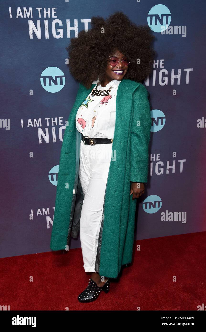 Shoniqua Shandai attends the LA premiere of "I Am the Night" at Harmony ...