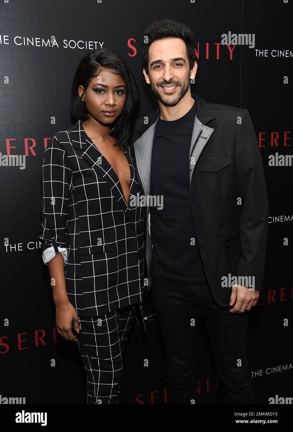 Amir Arison, right, and Ornella Suad attend a special screening of ...