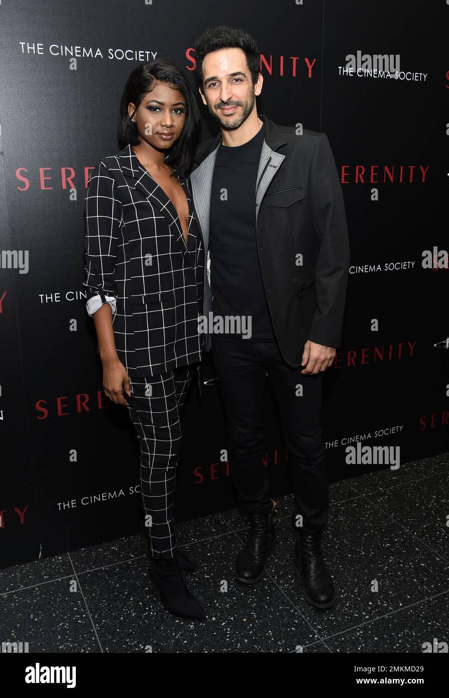 Amir Arison, right, and Ornella Suad attend a special screening of ...