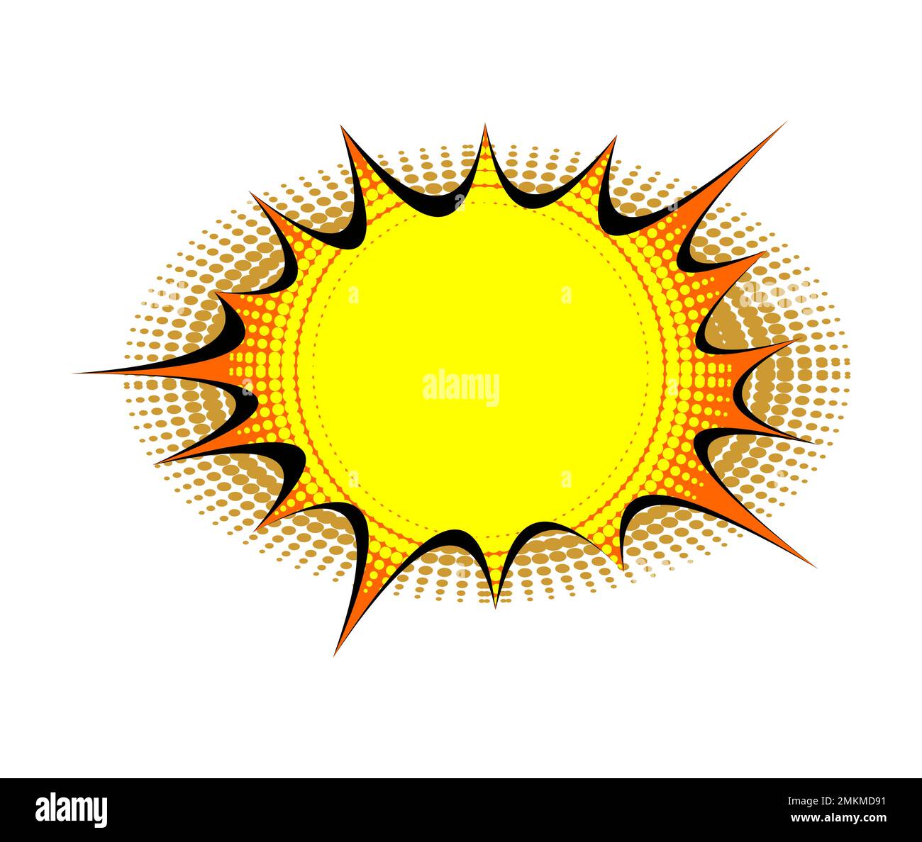 A vector illustration of Cartoon Speech Bubble Comic Style Background ...