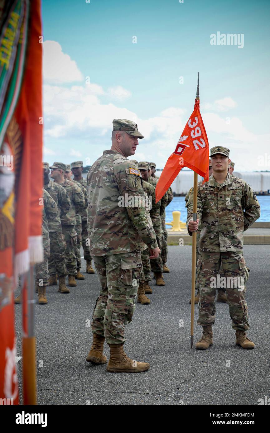 U.S. Army Reserve soldiers assign to Alpha Company, 392nd Expeditionary ...