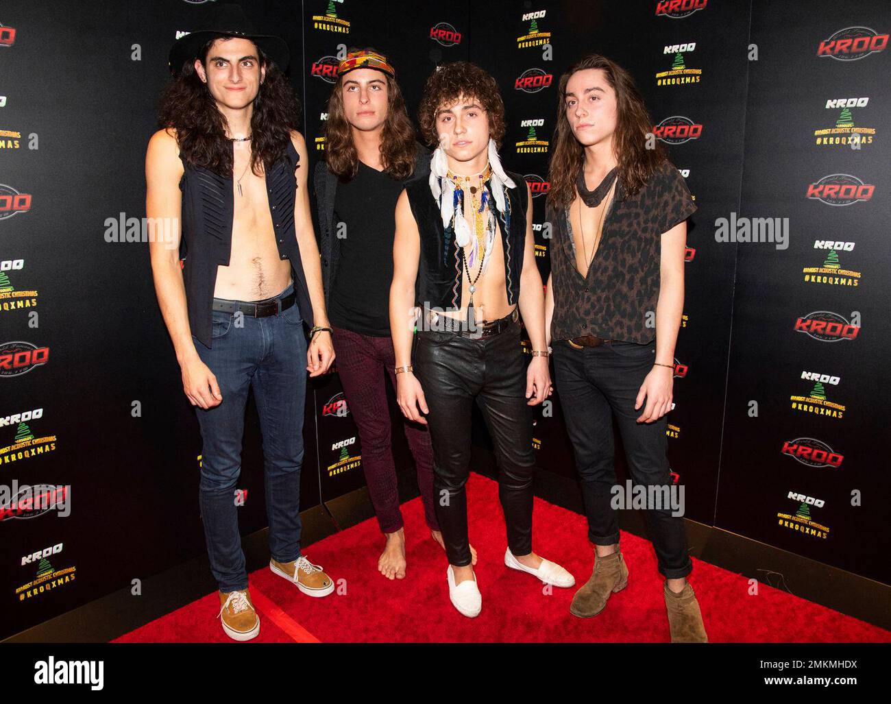 FILE - In this Dec. 8, 2018 file photo, Danny Wagner, from left, Sam ...