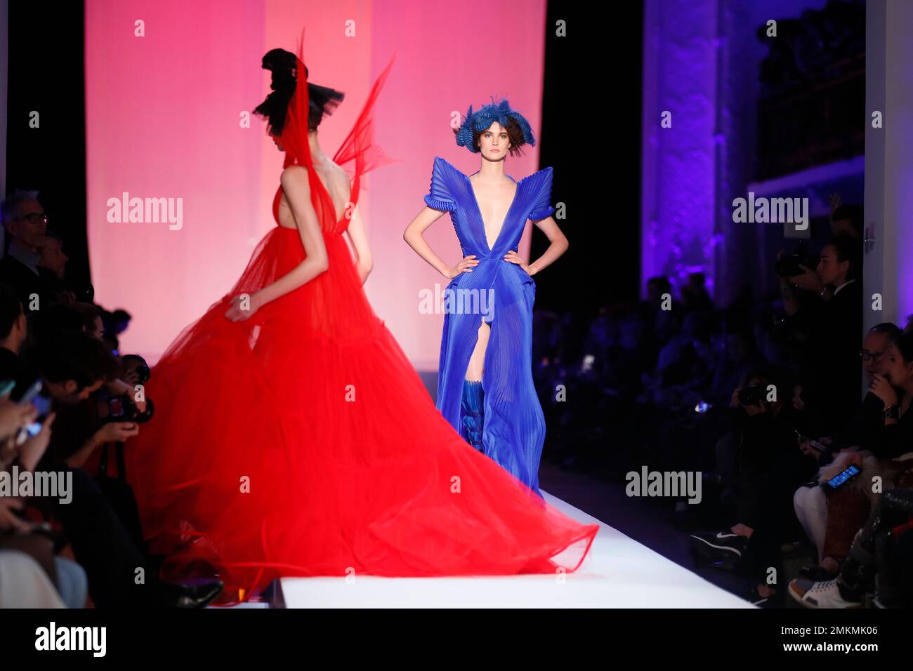 Models wear creations for Jean-Paul Gaultier's Spring/Summer 2019 Haute ...