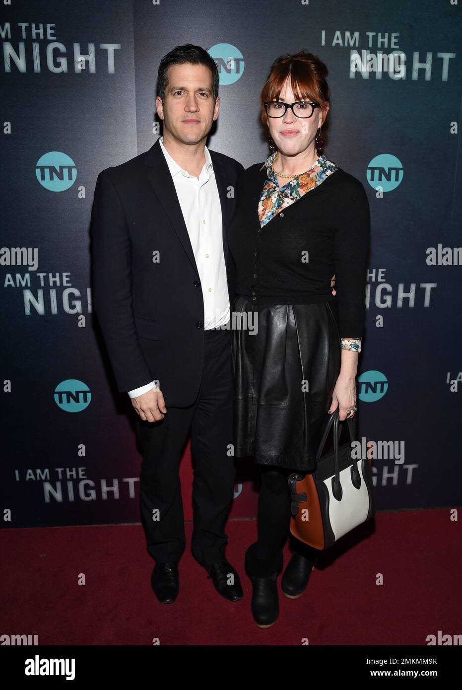 Actor Molly Ringwald and husband Panio Gianopoulos attend the premiere ...