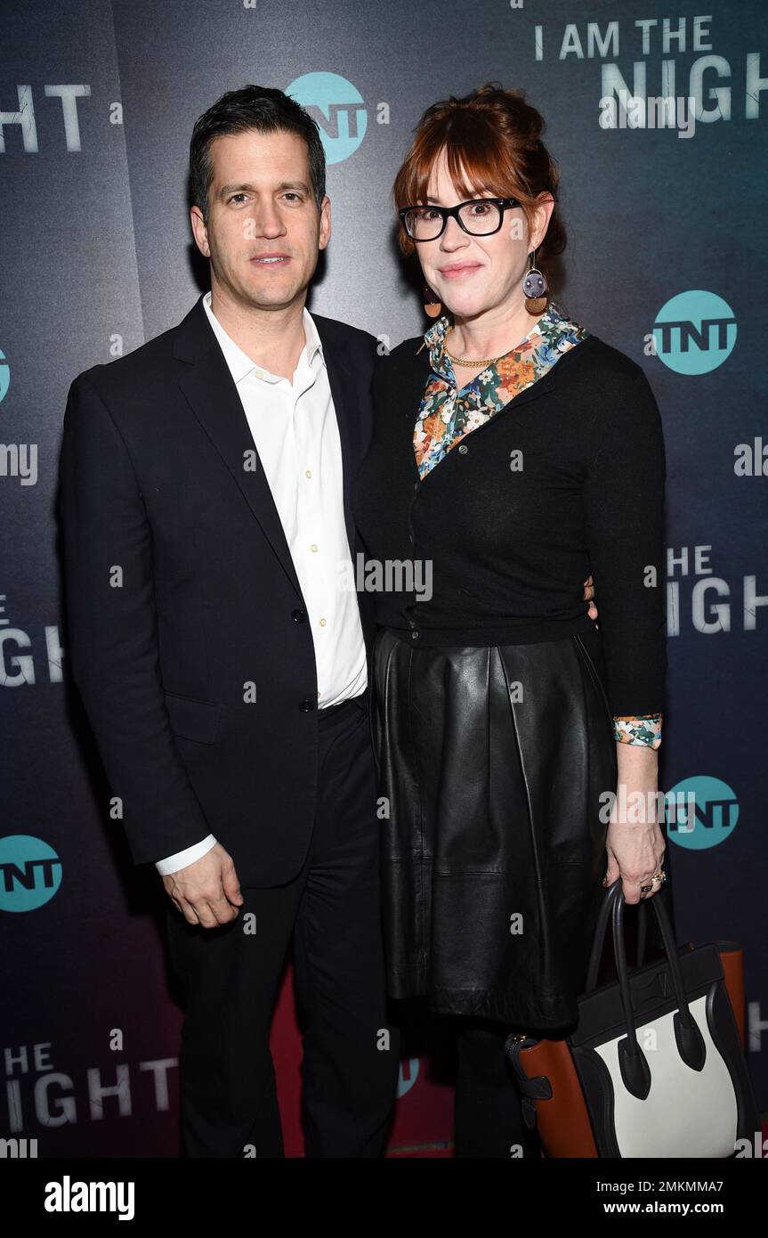 Actor Molly Ringwald and husband Panio Gianopoulos attend the premiere ...