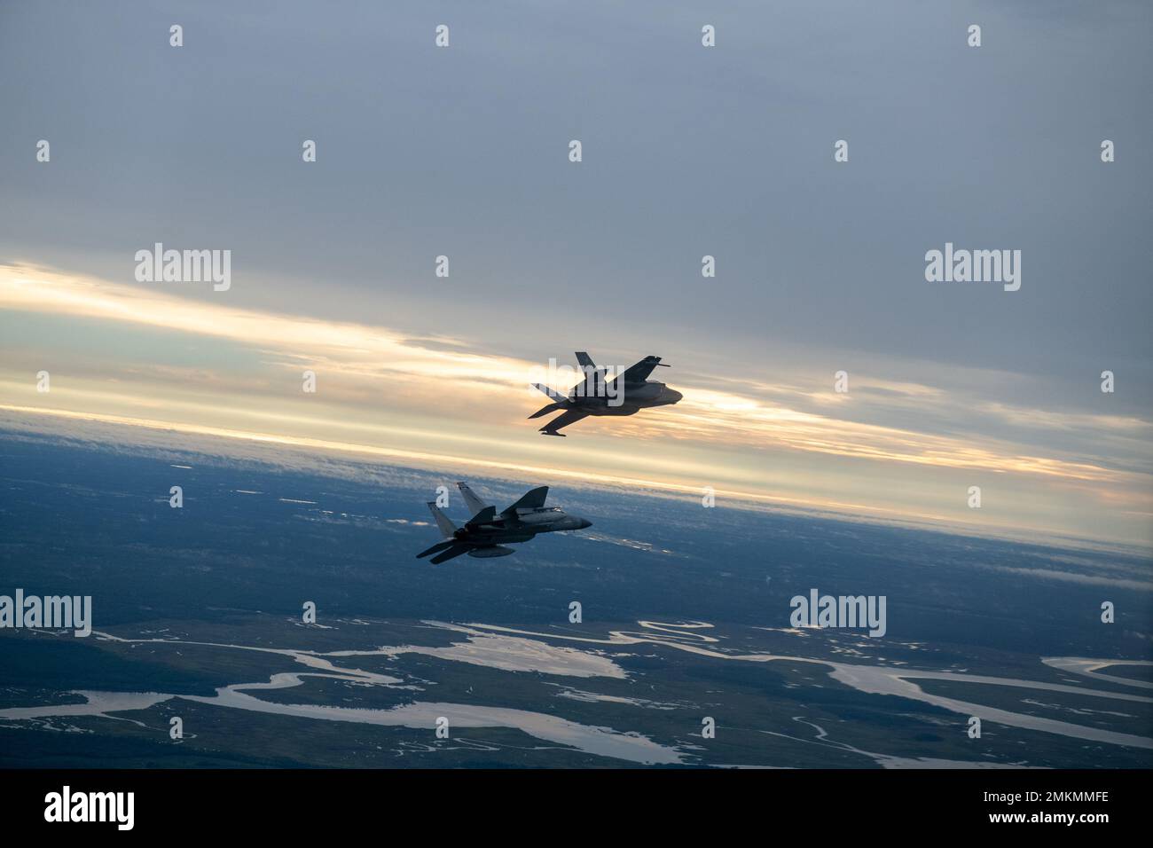 F-15C Eagles, assigned to the 125th Fighter Wing, Jacksonville Air ...