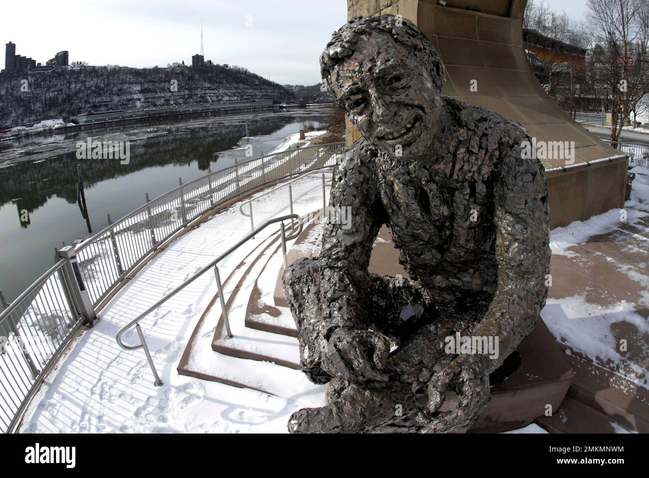 A statue of Fred Rogers called "Tribute to Children" overlooks the ...