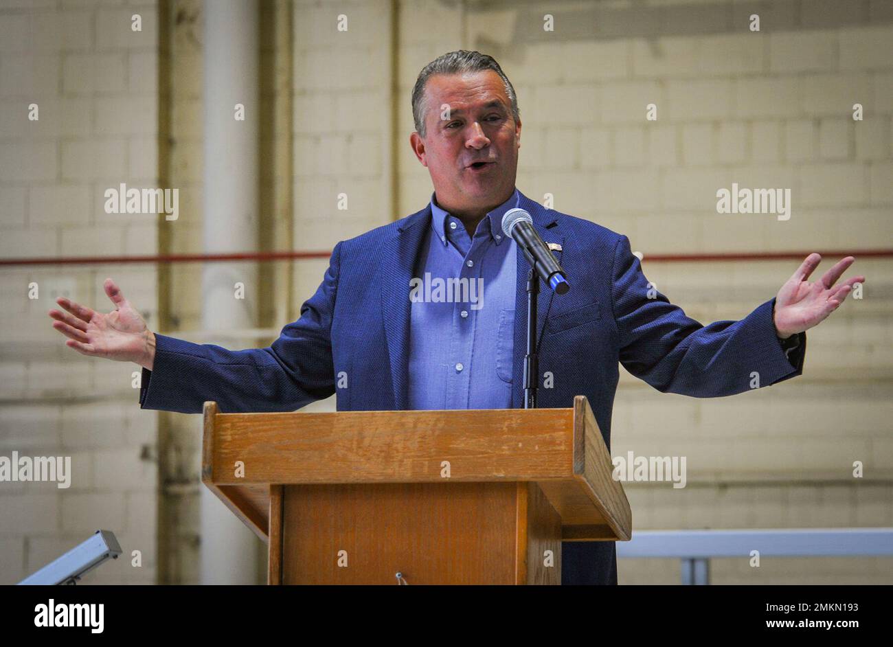 U.S. Rep. Don Bacon, former commander of Offutt's 55th Wing, speaks ...