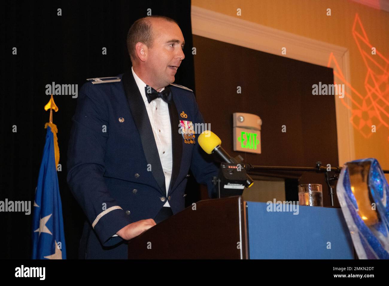 U.S. Air Force Col. Michael Freeman, 628th Air Base Wing commander ...