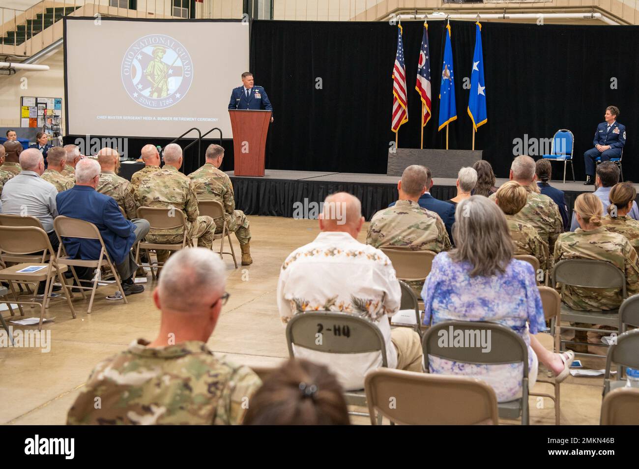 A retirement ceremony is held for U.S. Air Force Chief Master Sgt ...