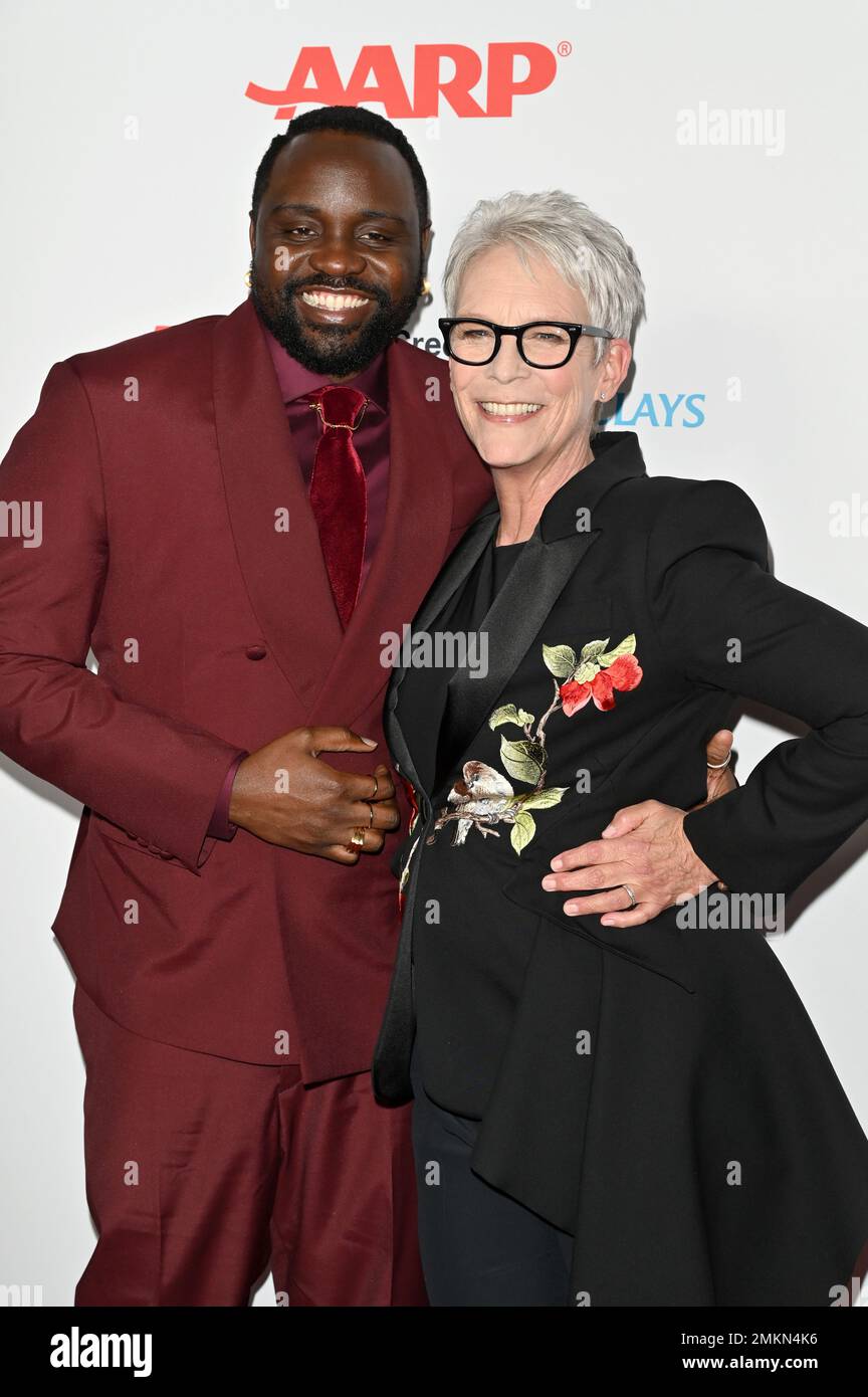 Los Angeles, USA. 28th Jan, 2023. Brian Tyree Henry & Jamie Lee Curtis ...