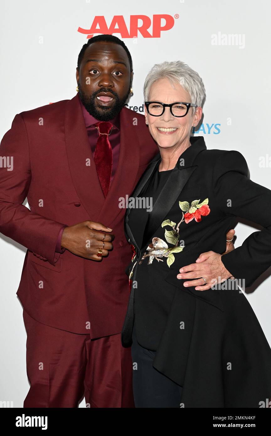 Los Angeles, USA. 28th Jan, 2023. Brian Tyree Henry & Jamie Lee Curtis ...