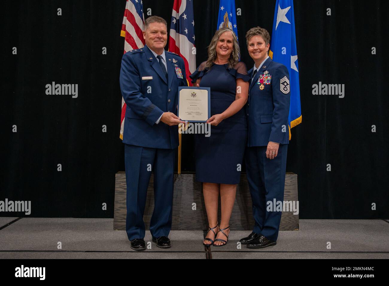 A retirement ceremony is held for U.S. Air Force Chief Master Sgt ...