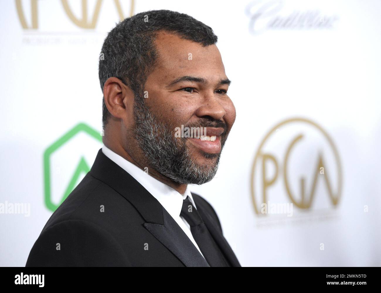 Jordan Peele arrives at the Producers Guild Awards on Saturday, Jan. 19 ...