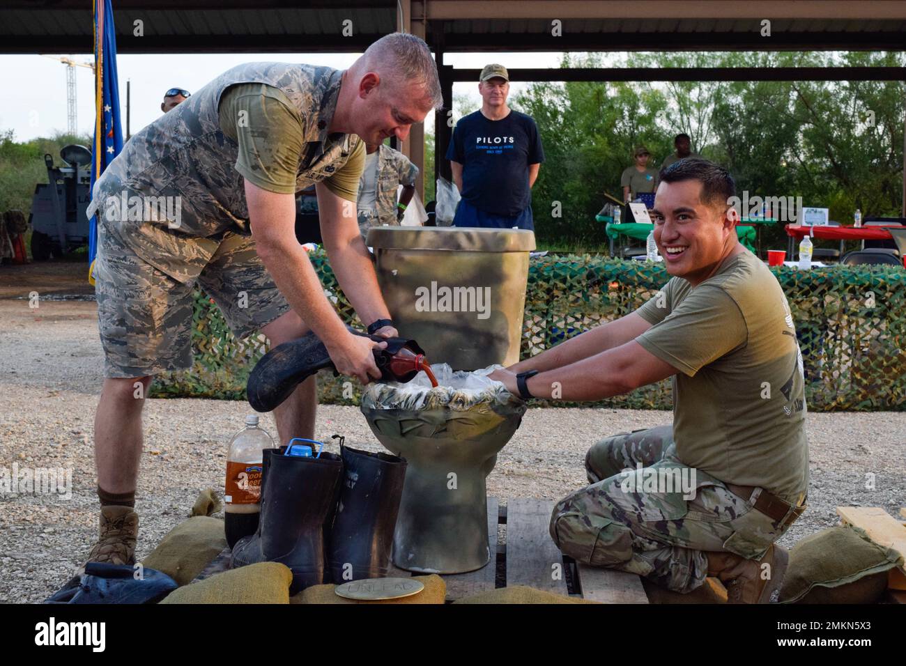 Joint combat dining in hi-res stock photography and images - Alamy
