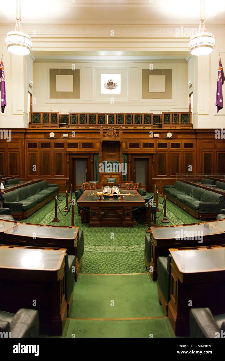 Interior of Old Parliament House, Canberra Stock Photo - Alamy