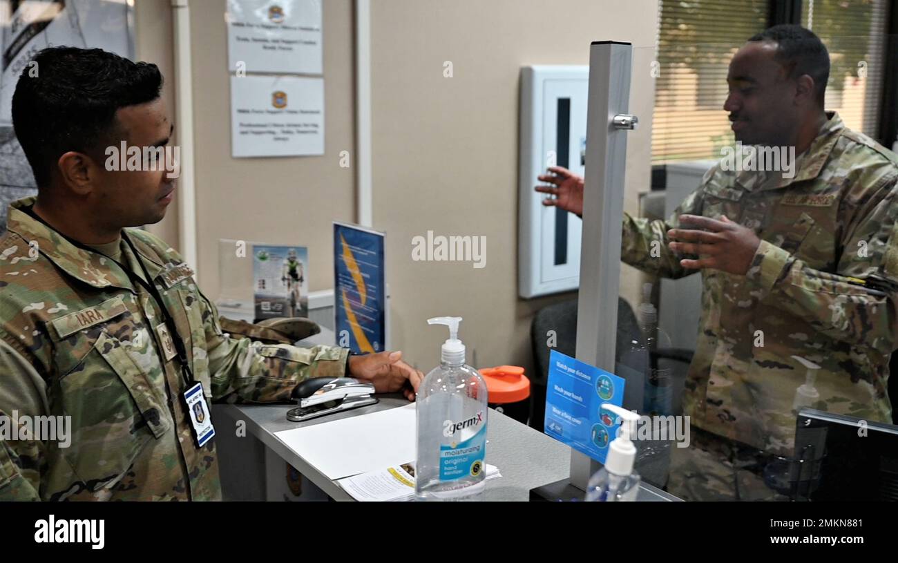 An inspector with the Air Force Reserve Command’s Headquarters ...