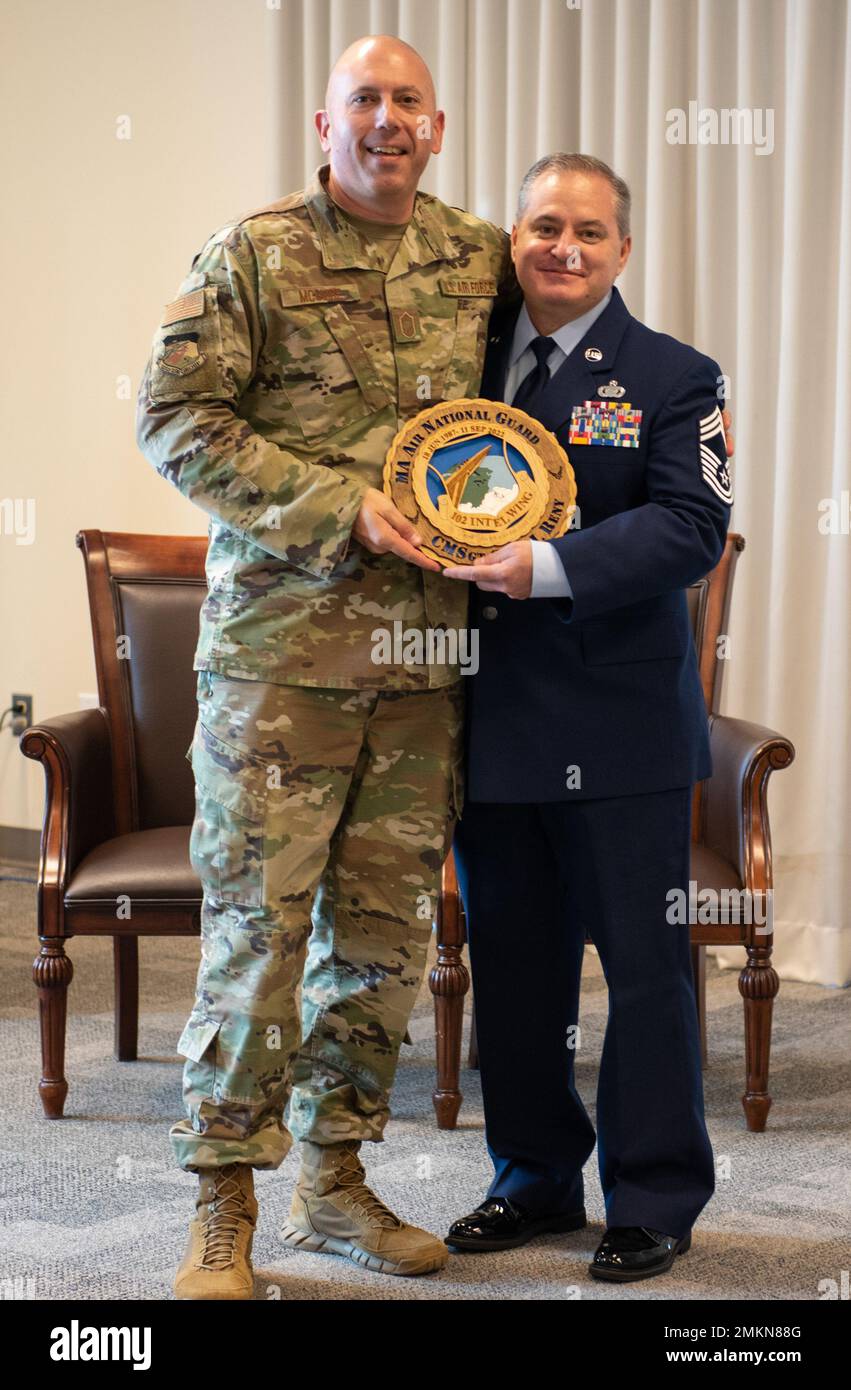 Chief Master Sgt. Gary Reny, officially retired during a ceremony on ...