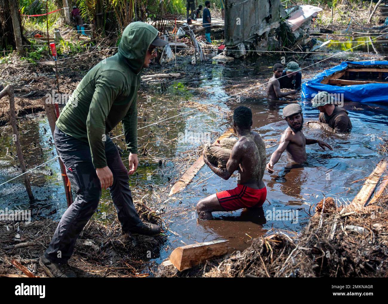 U.S. Navy EOD1 Griffin Nosenzo, an explosive ordnance disposal ...
