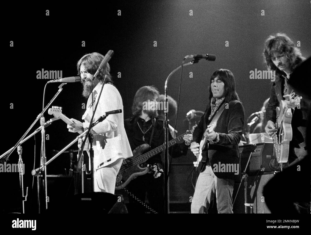 FILE - In this Aug. 1, 1971 file photo, Jesse Ed Davis, center right, a ...