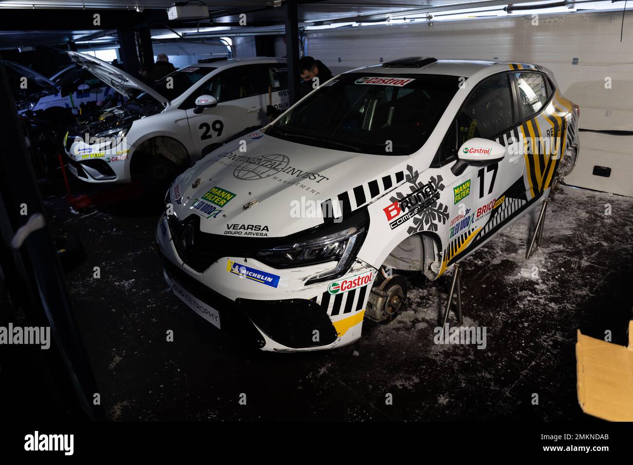 paddock during the 2023 Clio Ice Trophy 2023 - GSeries G2 on the ...
