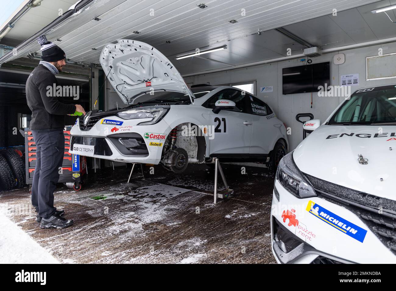michelin paddock during the 2023 Clio Ice Trophy 2023 - GSeries G2 on ...