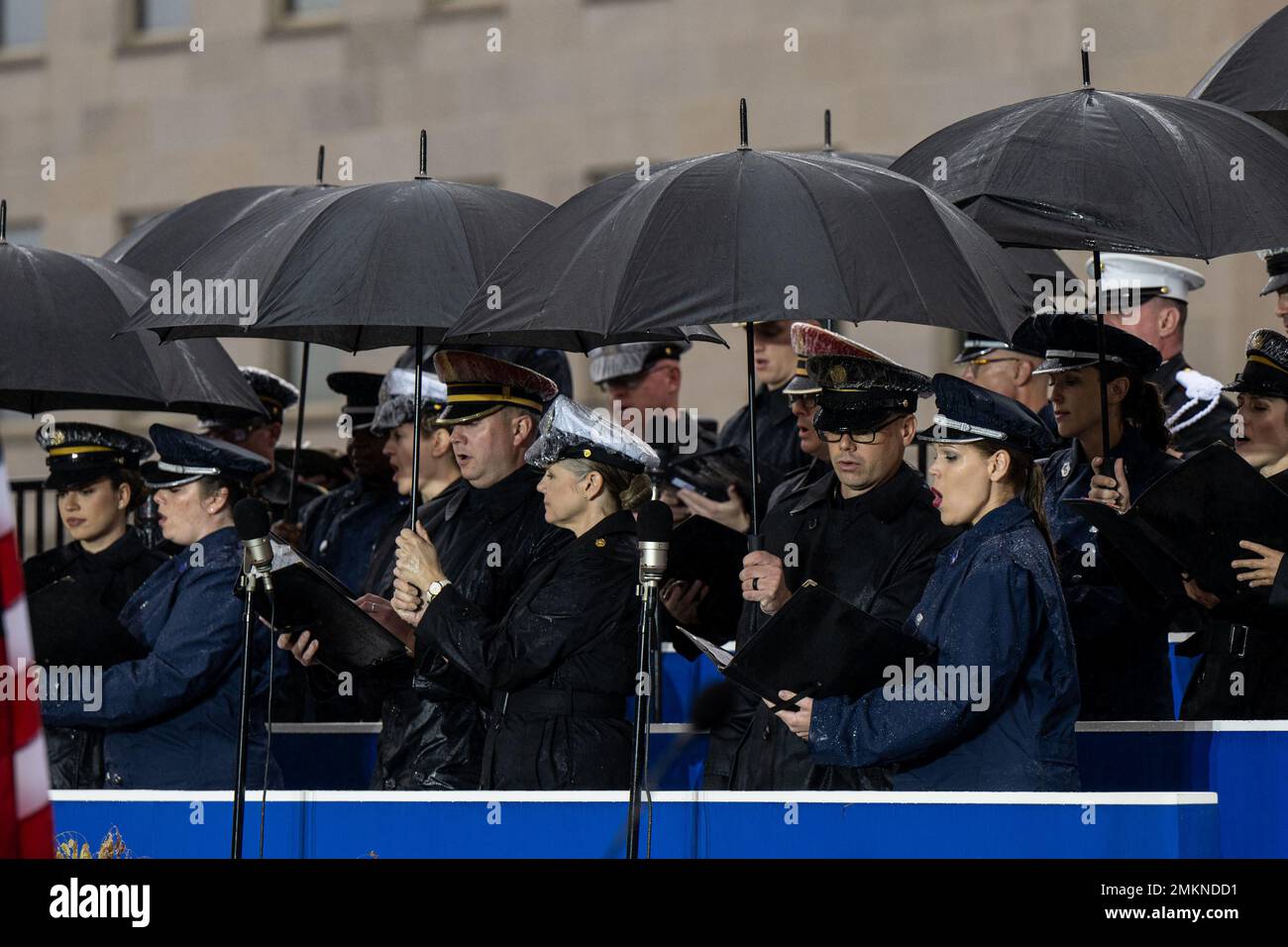 The Joint Armed Forces Chorus performs “Amazing Grace” during the 21st ...