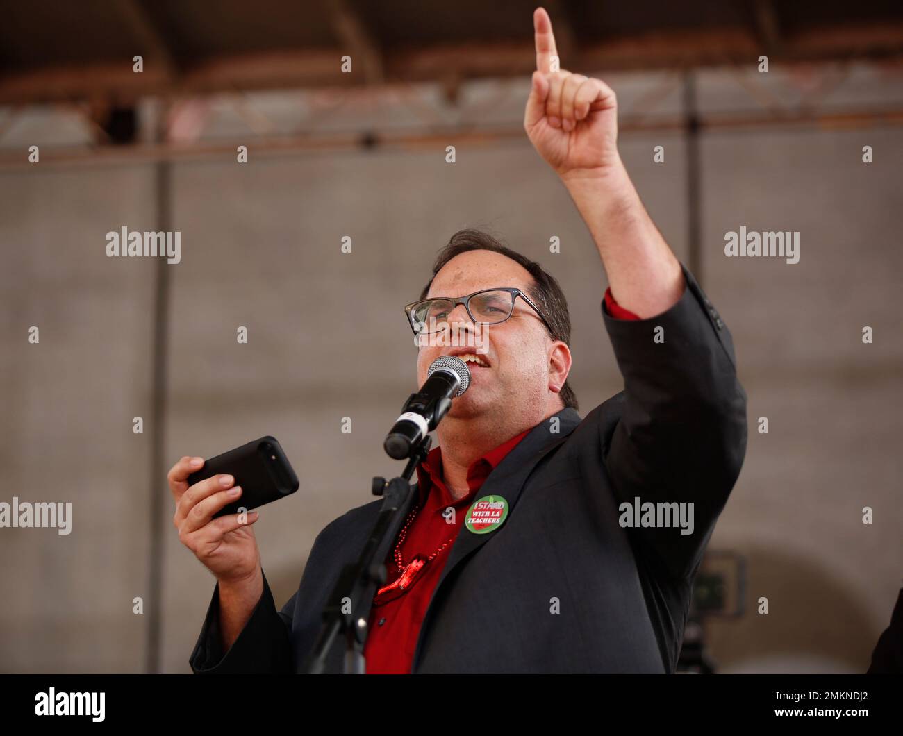 United Teachers Los Angeles president and teacher, Alex Caputo-Pearl ...