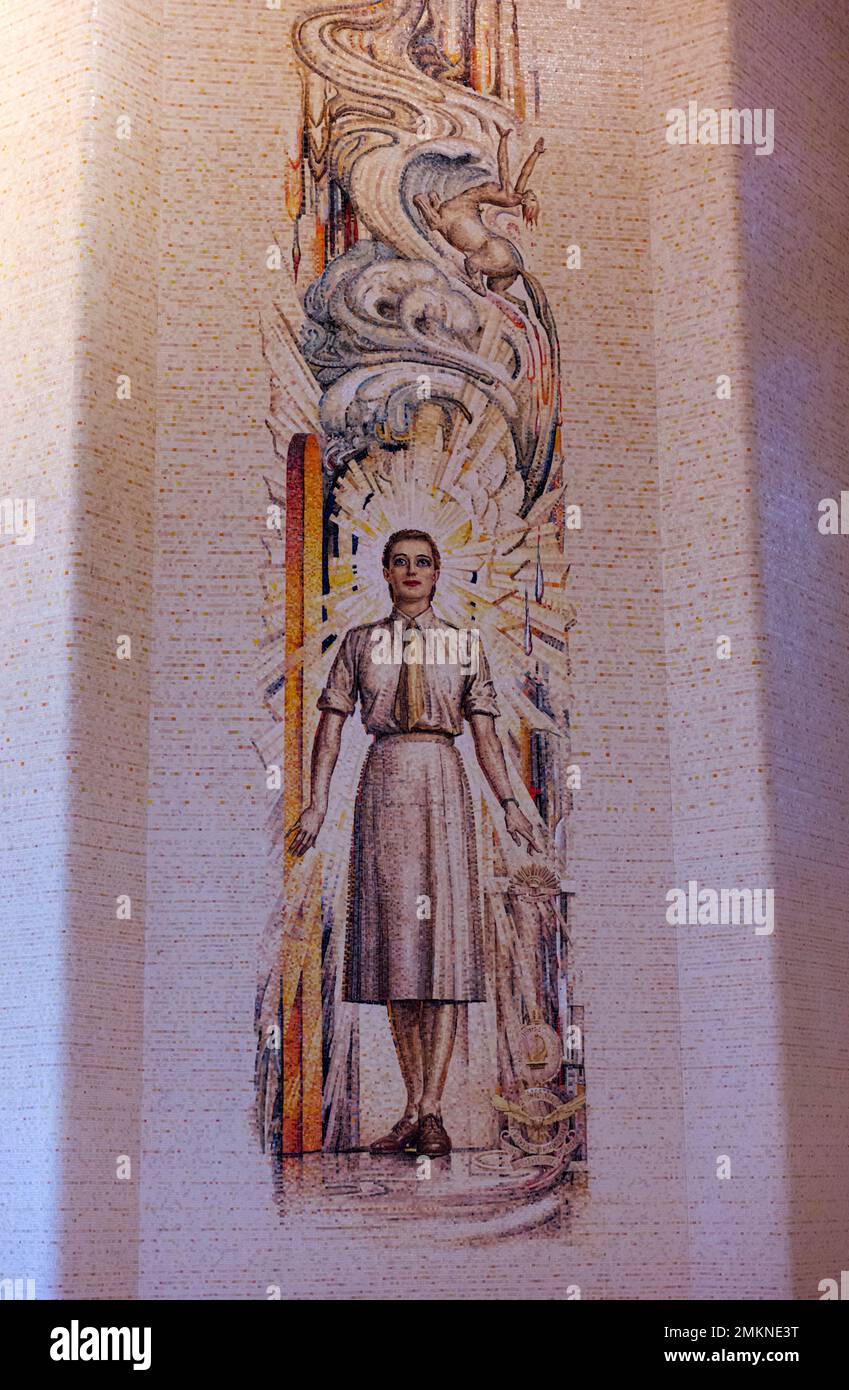 Inside the Hall of Valour in the Australian War Memorial Stock Photo ...