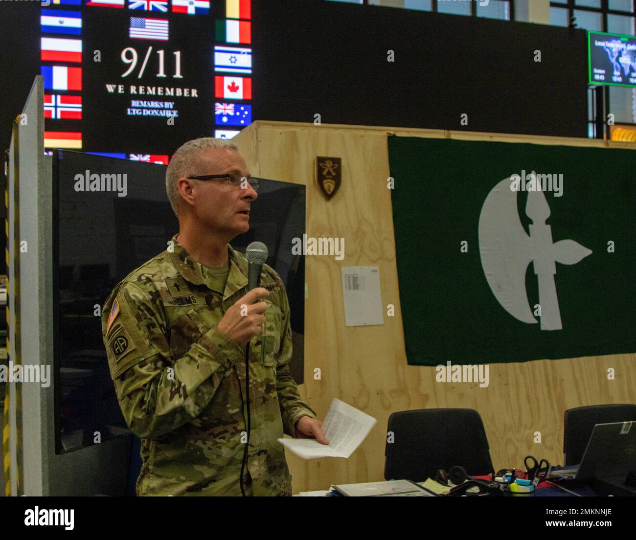 Chaplain (Col.) Thomas Helms, XVIII Airborne Corps chaplain, leads Task ...