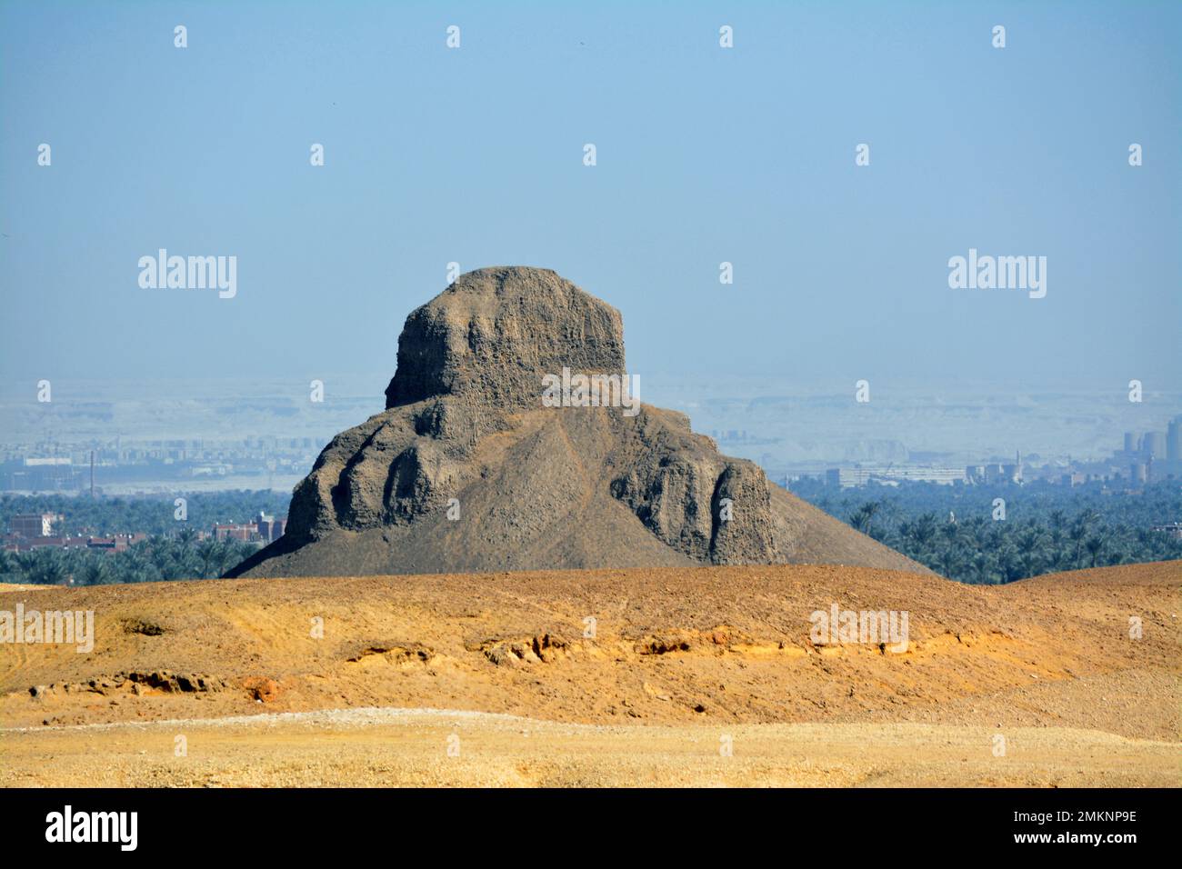 Pyramid of Amenemhat III, The black pyramid built by Amenemhat the 3rd ...