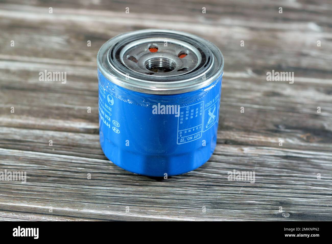 Cairo, Egypt, January 23 2023: KIA and Hyundai Oil Filter for Elantra ...