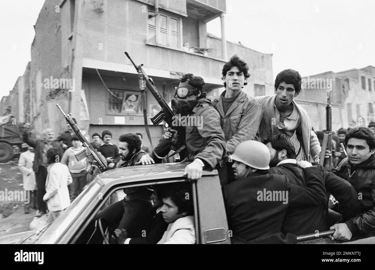 FILE - In this Feb. 12, 1979 file photo, armed rebels, one wearing a ...