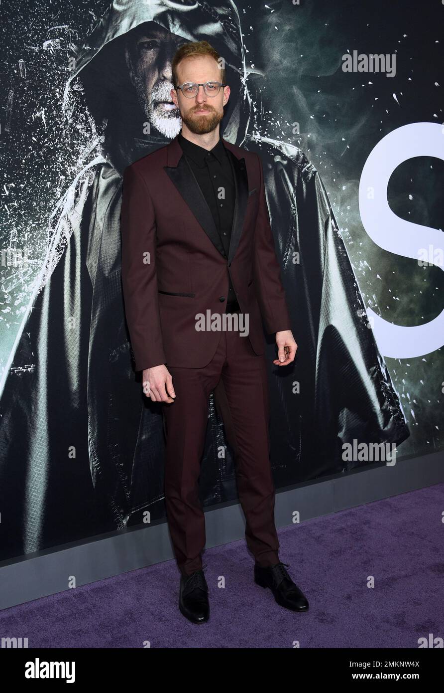 Actor Adam David Thompson attends the premiere of "Glass" at the SVA ...